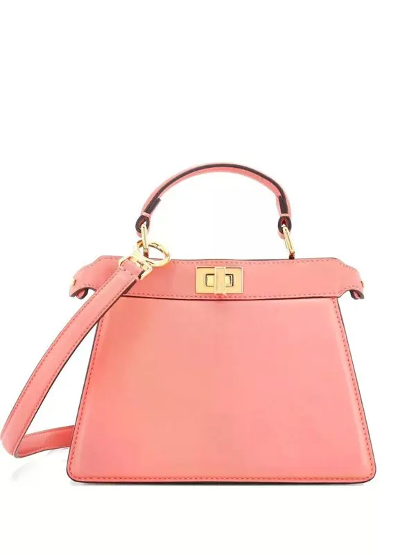 Fendi Peekaboo Iseeu Bag Leather Petite Crossbody Bag - Pink