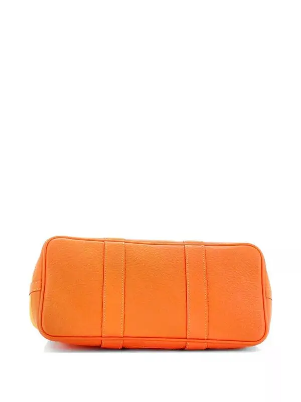 Hermès Garden Party Toile And Leather 30 Tote Bag - Orange