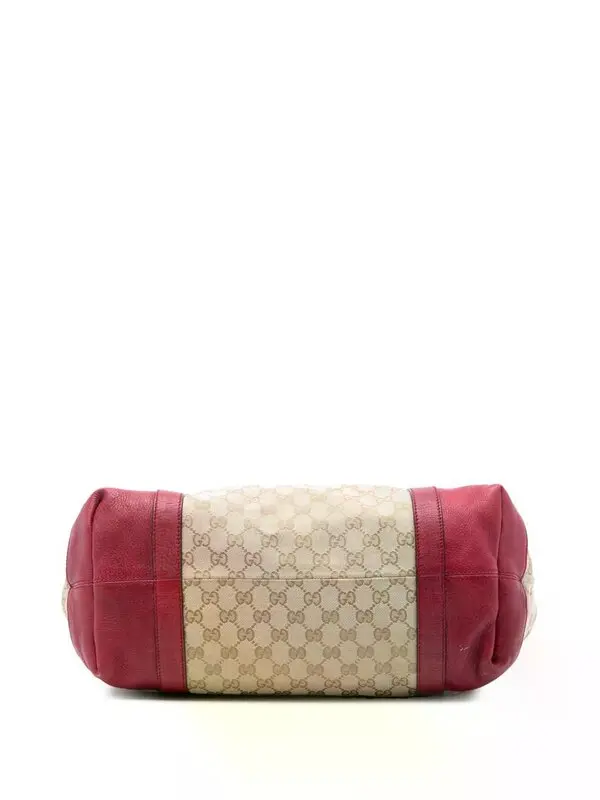 Gucci Gg Canvas Twins Tote Bag - Brown