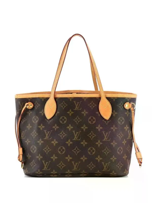 LOUIS VUITTON Neverfull Monogram Canvas Pm Tote Bag