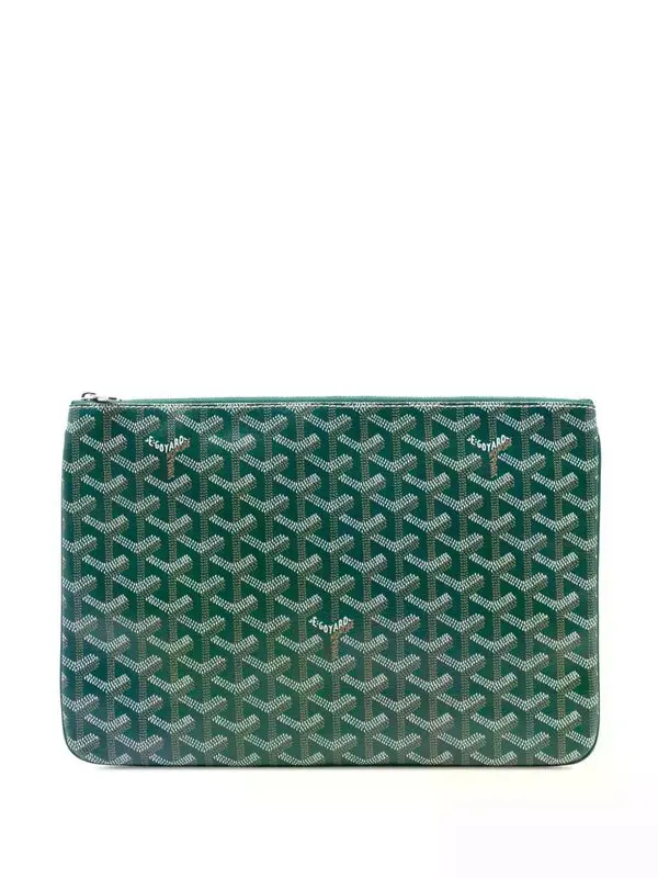 Goyard 2018 Goyardine Senat Mm Clutch Bag - Green