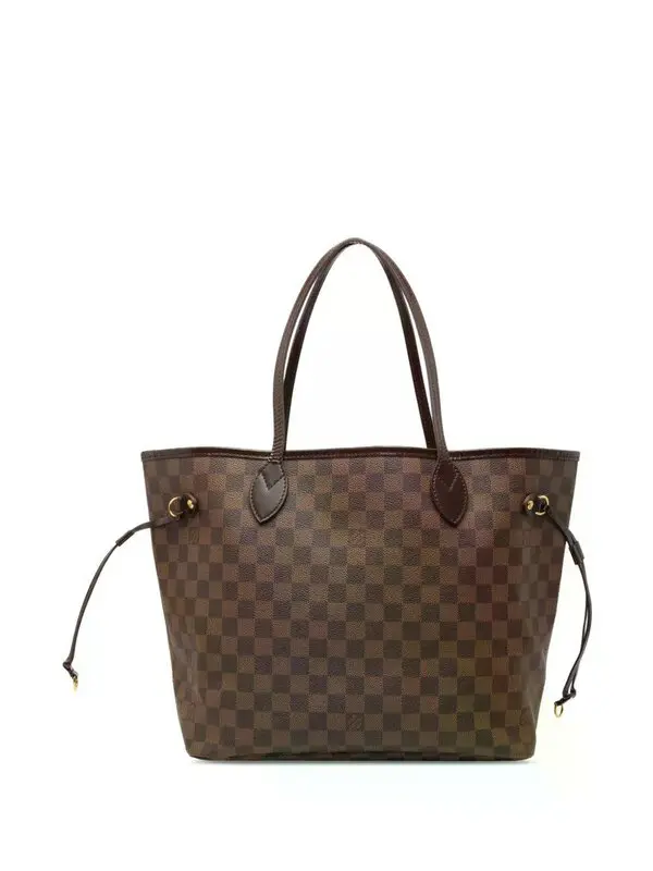 LOUIS VUITTON 2011 Damier Ebene Neverfull Mm Tote Bag - Brown