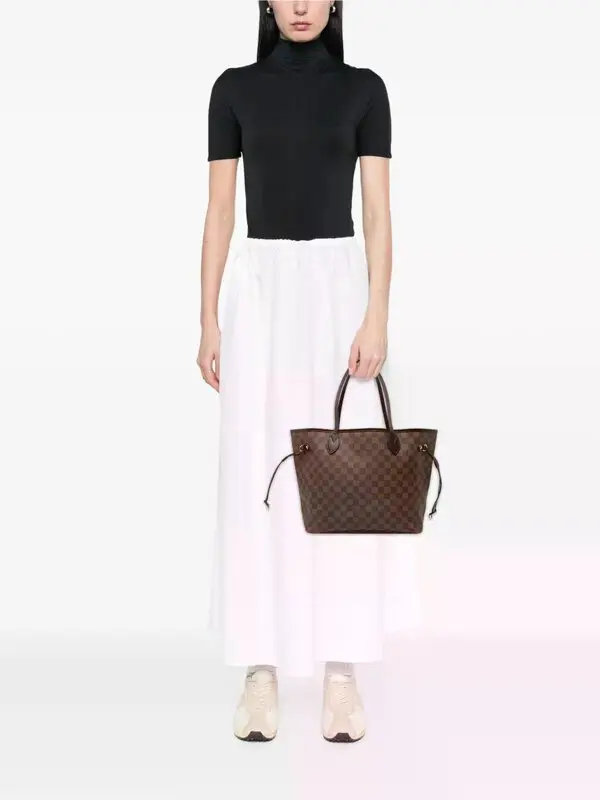 LOUIS VUITTON 2011 Damier Ebene Neverfull Mm Tote Bag - Brown