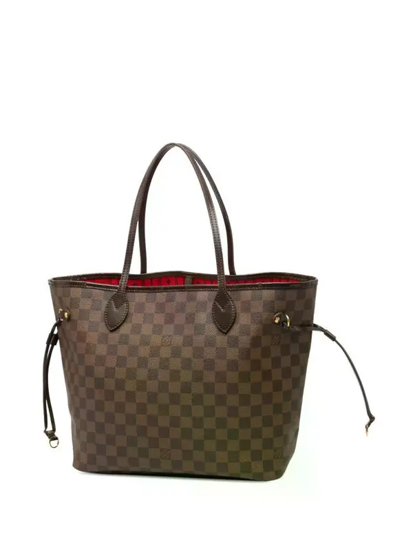 LOUIS VUITTON 2011 Damier Ebene Neverfull Mm Tote Bag - Brown