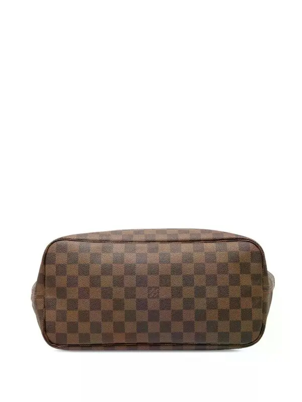 LOUIS VUITTON 2011 Damier Ebene Neverfull Mm Tote Bag - Brown