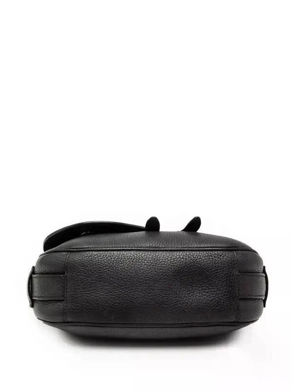 Dior 2021 Grained Calfskin Saddle Soft Bag - Black