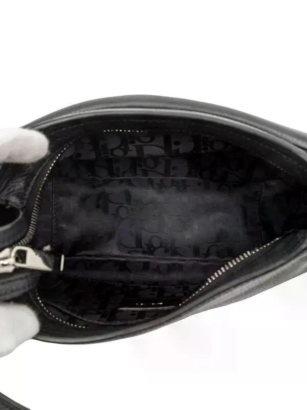 Dior 2021 Grained Calfskin Saddle Soft Bag - Black
