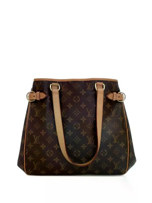 LOUIS VUITTON Monogram Batignolles Vertical Tote Bag - Brown