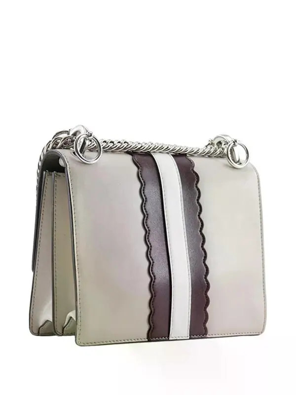Fendi Vitello Liberty Lucido Catalan Small Mirror Hypnoteyes Studded Kan I Crossbody Bag