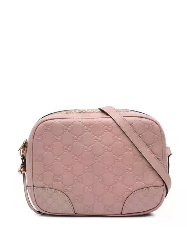 Gucci 2016-2025 Guccissima Bree Crossbody Bag - Pink