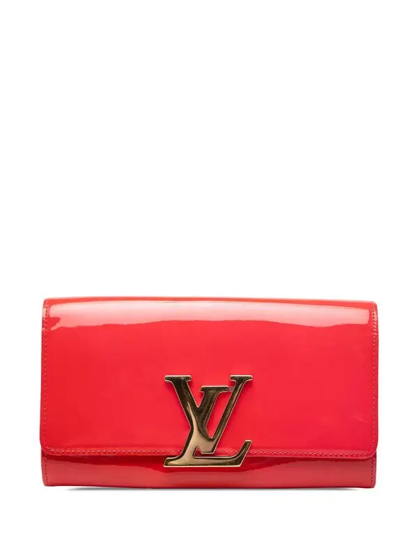 LOUIS VUITTON 2015 Vernis Louise Clutch Bag - Red