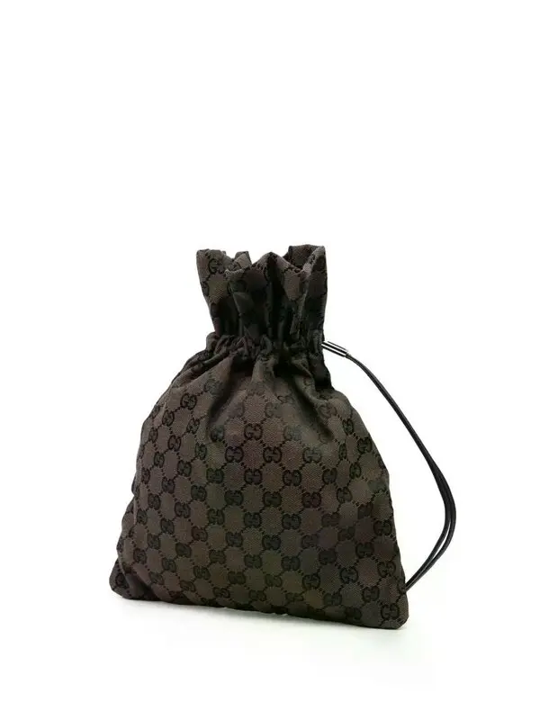 Gucci Gg Canvas Drawstring Pouch