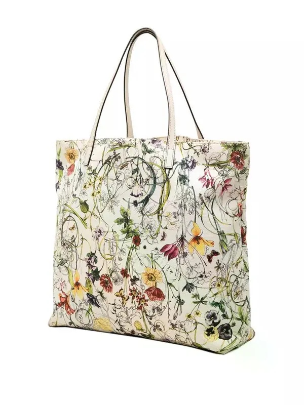 Gucci 2000-2015 Canvas Flora Tote Bag