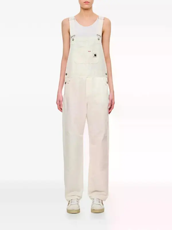 Carhartt Work In Progress Straight-leg Dungaree - White