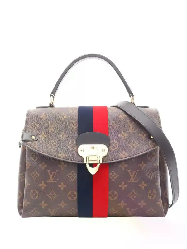 LOUIS VUITTON 2021-2026 Monogram Georges Mm Satchel - Brown