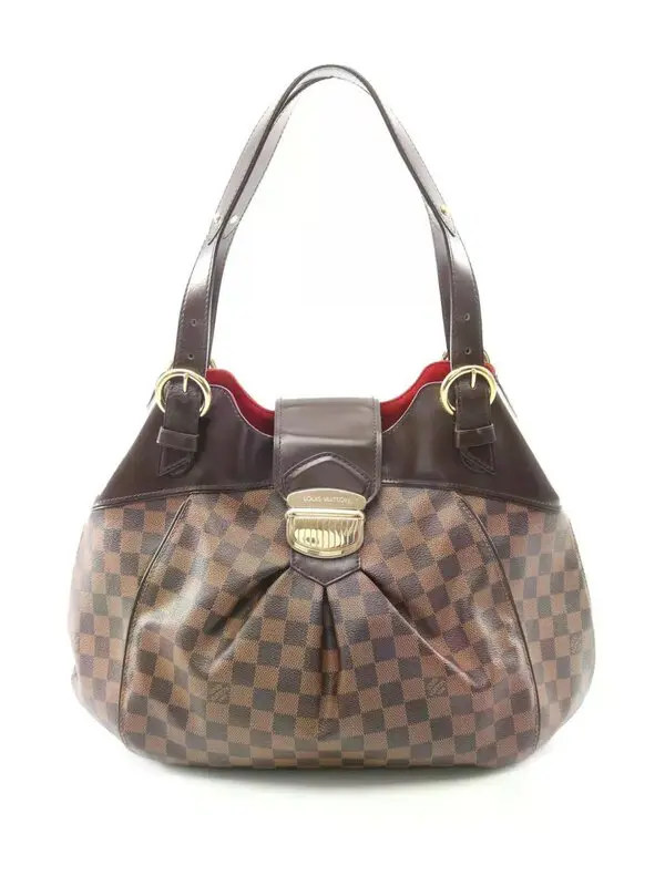 LOUIS VUITTON 2010 Damier Ebene Sistina Gm Shoulder Bag