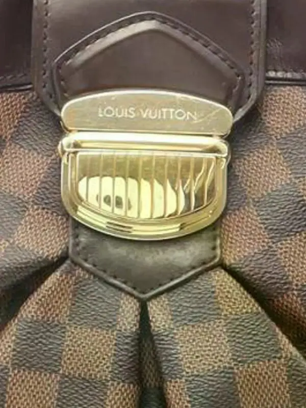 LOUIS VUITTON 2010 Damier Ebene Sistina Gm Shoulder Bag