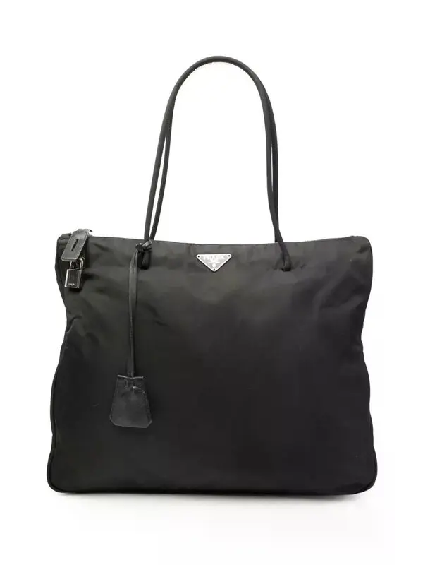 Prada 2000-2013 Tessuto Tote Bag - Black