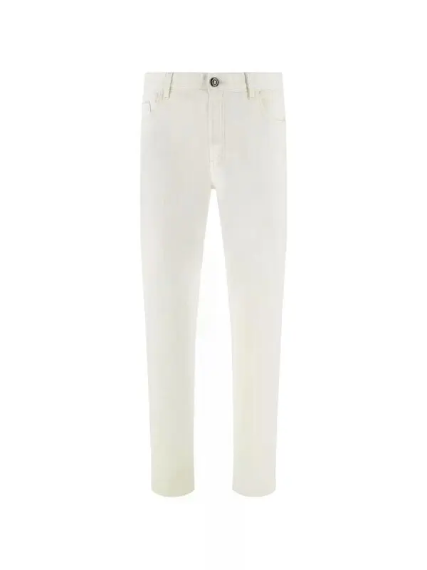 Boggi Milano Straight-leg Selvedge Jeans - White
