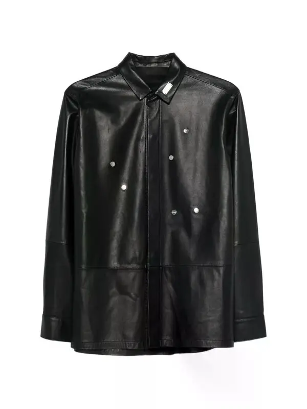 HELIOT EMIL Buttoned Leather Shirt