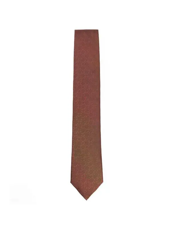 Givenchy Jacquard-pattern Tie - Brown