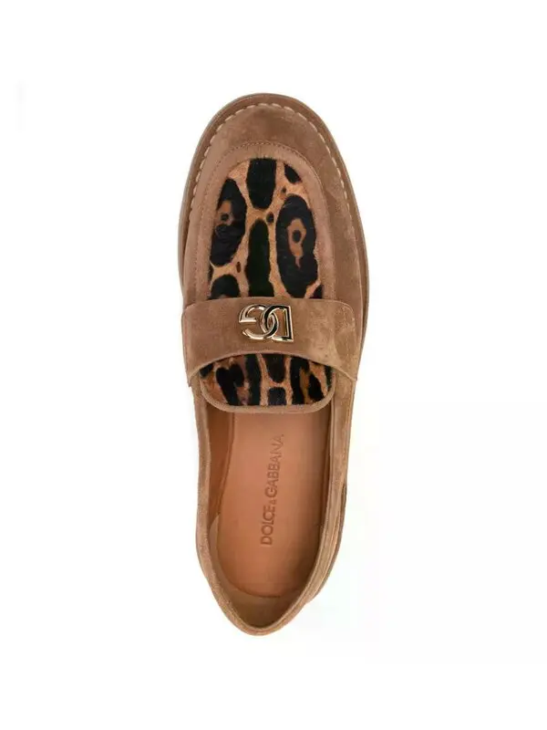 Dolce & Gabbana Leopard-pattern Loafers