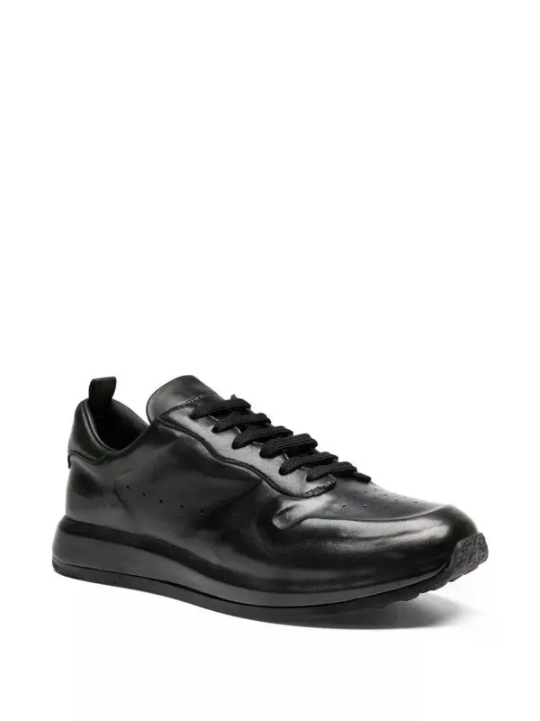 Officine Creative Perforated Leather Sneakers