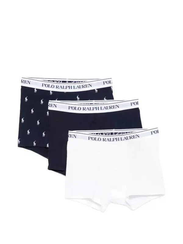 Polo Ralph Lauren Logo-print Boxers - Blue