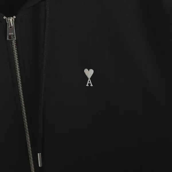 Ami Contrasted De Coeur Hoodie