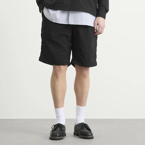 Nanamica Alphadry Double Pleat Shorts - Dark Navy