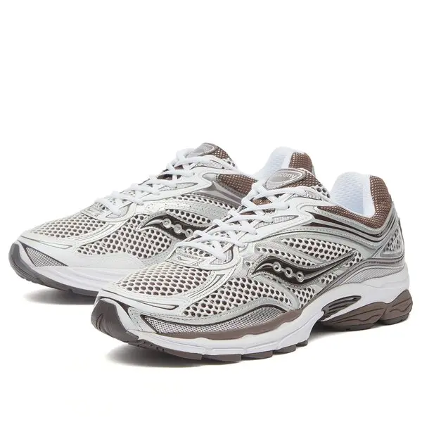 Saucony Progrid Omni 9 Sneaker - White/brown