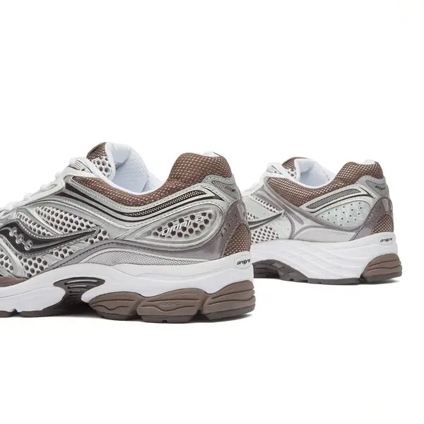 Saucony Progrid Omni 9 Sneaker - White/brown