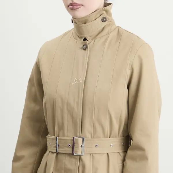 DAMSON MADDER Sofia Pleated Trench Coat