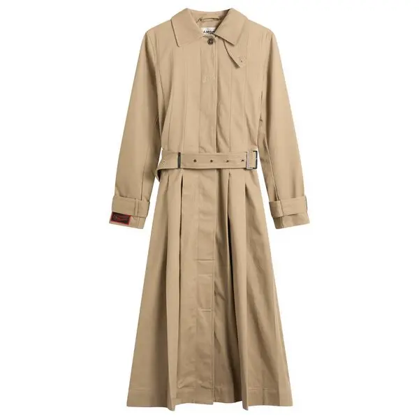 DAMSON MADDER Sofia Pleated Trench Coat