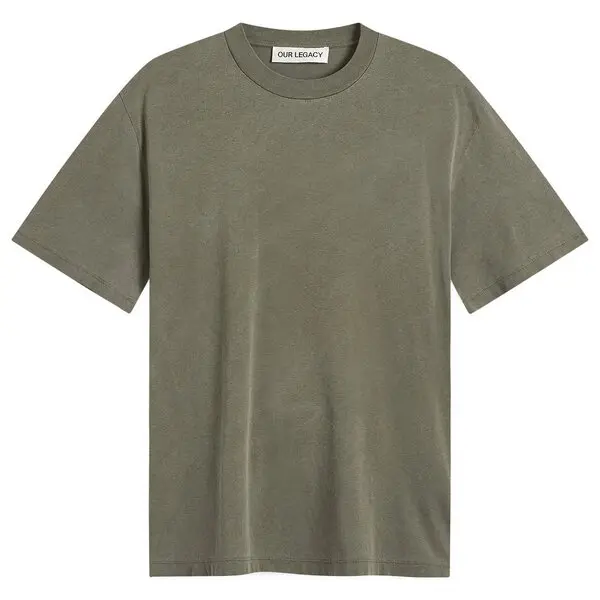 Our Legacy Worn Box T-shirt - Olive