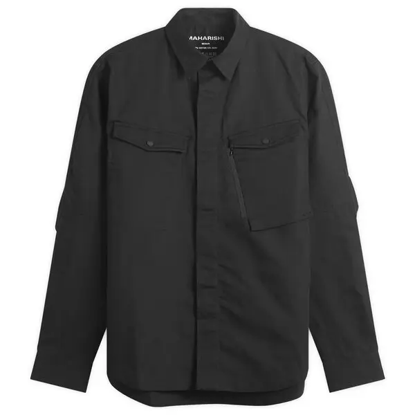 MAHARISHI Hemp Custom Shirt - Black