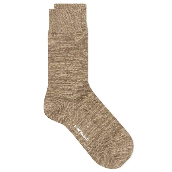 Norse Projects Bykle Heavy Cotton Twist Socks - Vetiver