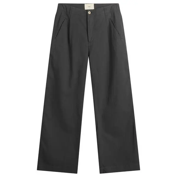 Folk Assembly Pant - Soft Black Mini Stripe