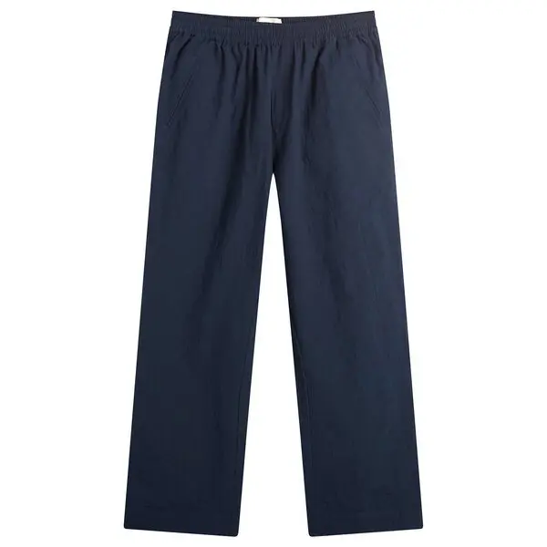 Folk Drawcord Assembly Pant - Dark Navy Crinkle