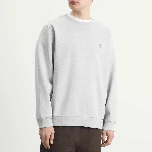 Gramicci One Point Crew Sweatshirt - Heather Grey