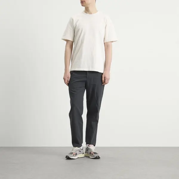 Folk Slub Embroidered T-shirt - Off White