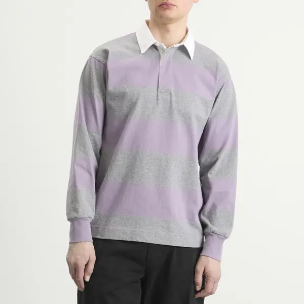 Gramicci Langdon Rugby Shirt - Heather/purple
