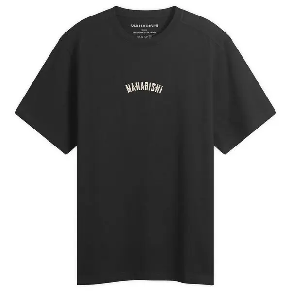 MAHARISHI Organic Logo T-shirt - Black