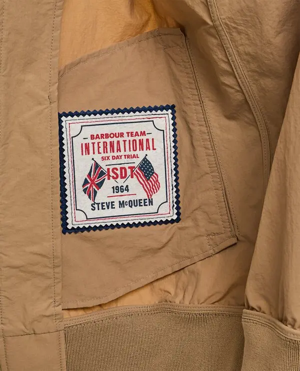 BARBOUR INTERNATIONAL Rectifier Harrington Outerwear - Beige