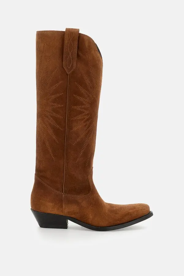 GOLDEN GOOSE High Suede Boots - Brown
