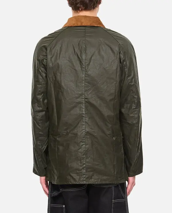 Barbour Jacket With Pockets And Embroidered Logo