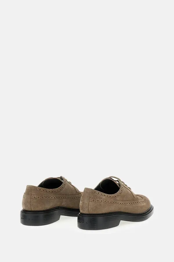 Hogan H704 Derby Shoes With Perforations