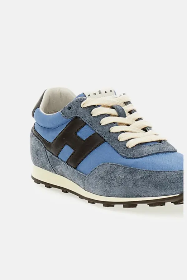 Hogan Suede Athletic Trainers - Blue