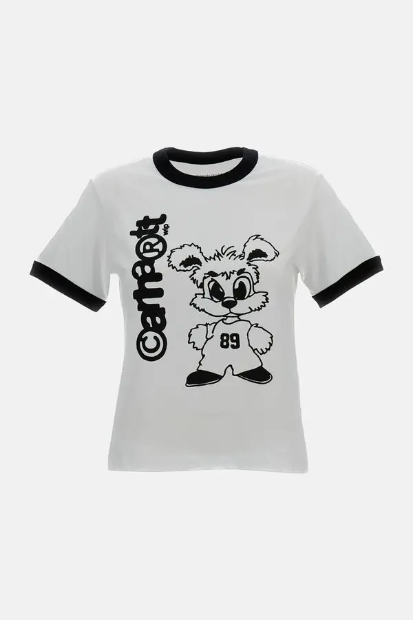 Carhartt Work In Progress Crewneck T-shirt With Graphic Print - White