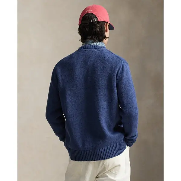 Ralph Lauren Polo Bear Linen-cotton Sweater